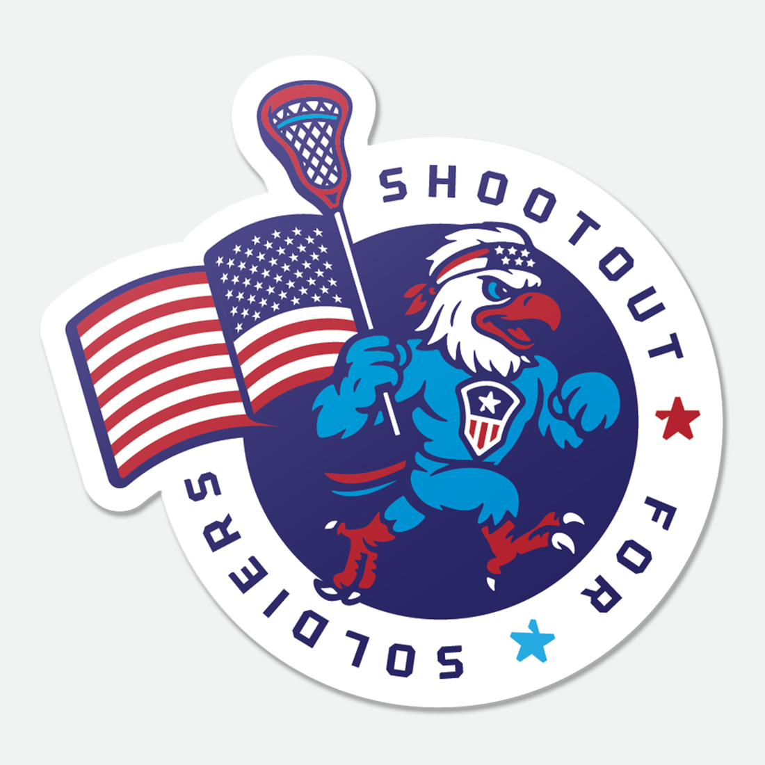 Eagle Sticker – Shootout for Soldiers
