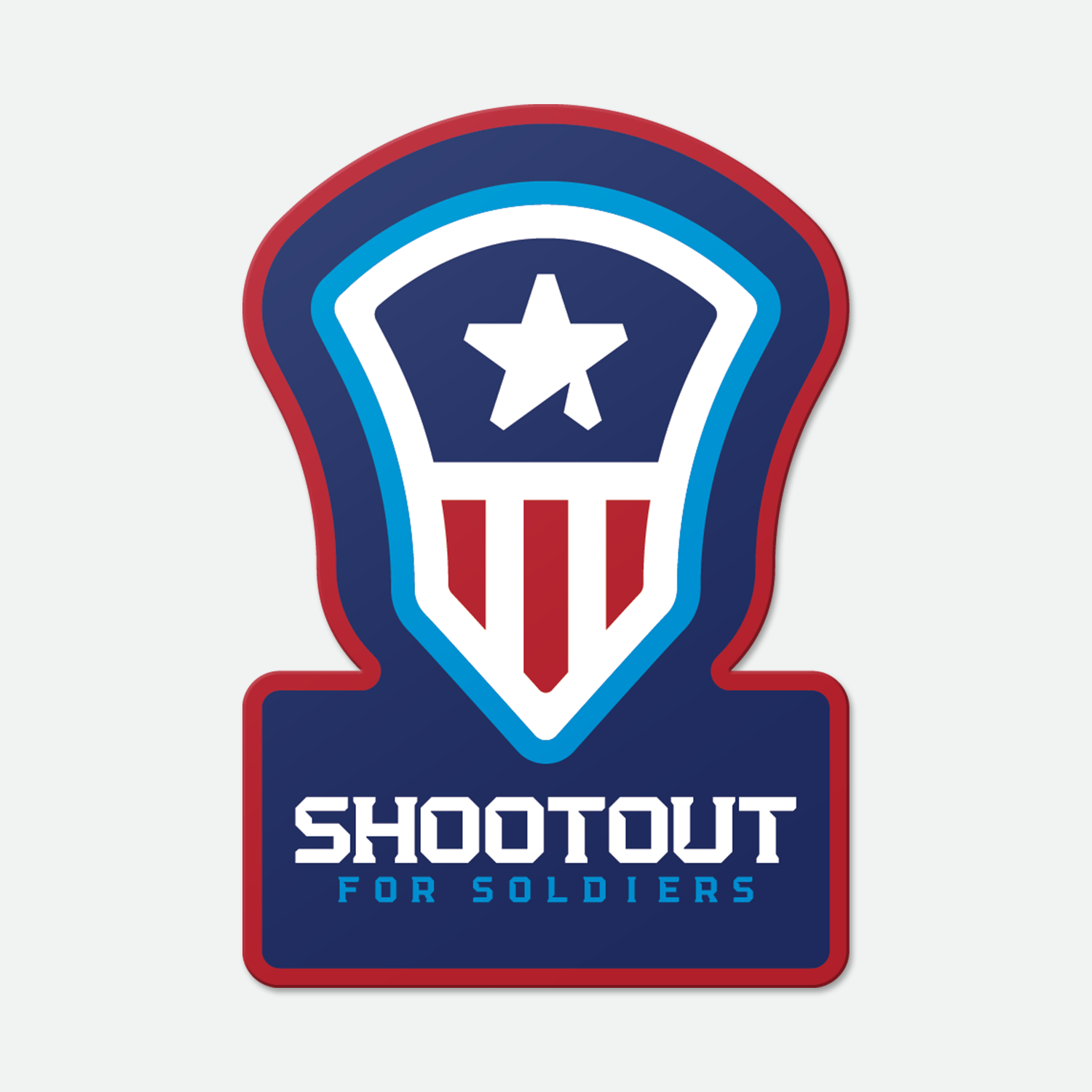 Mission Sticker (Vertical) – Shootout for Soldiers